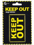 Vinyl Sticker Keep Out