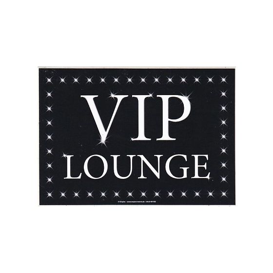 Aufkleber VIP Lounge